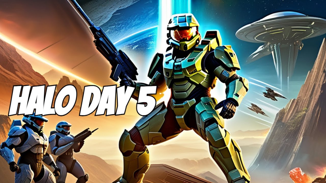 day 5 of the 7 different games Halo - YouTube