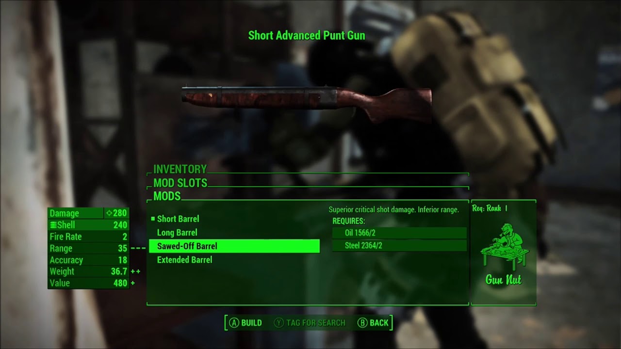 Fallout 4 Weapon Mods: Punt Gun - YouTube