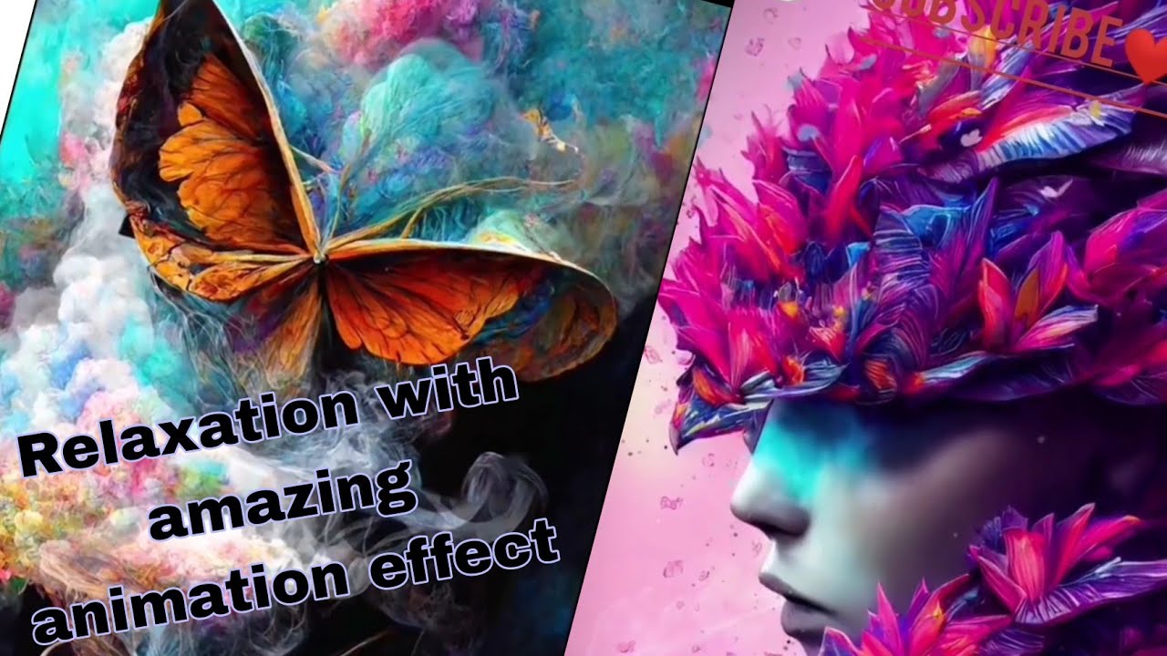 Piano music relaxing, amazing animation effect, nature relaxation ...