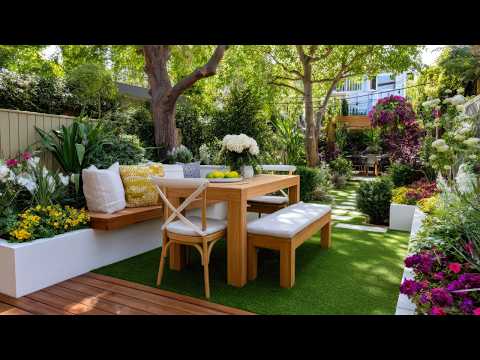 The Secret to a Gorgeous Backyard Garden in a Small Space