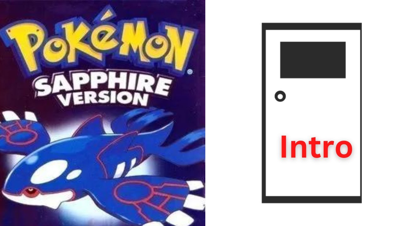 Pokemon Sapphire intro scene - YouTube