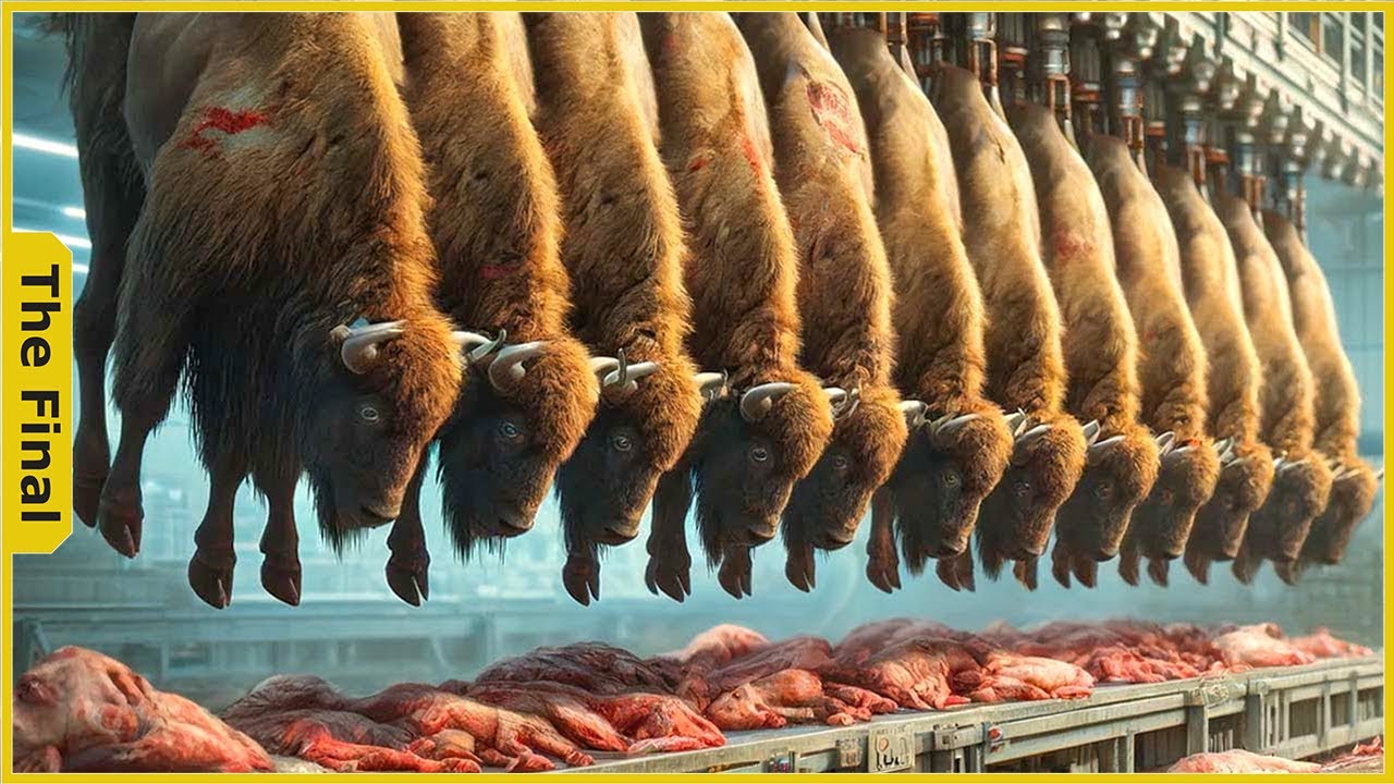 How Chinese Tamed Millions of Bison and Processed Bison in the Factory ...