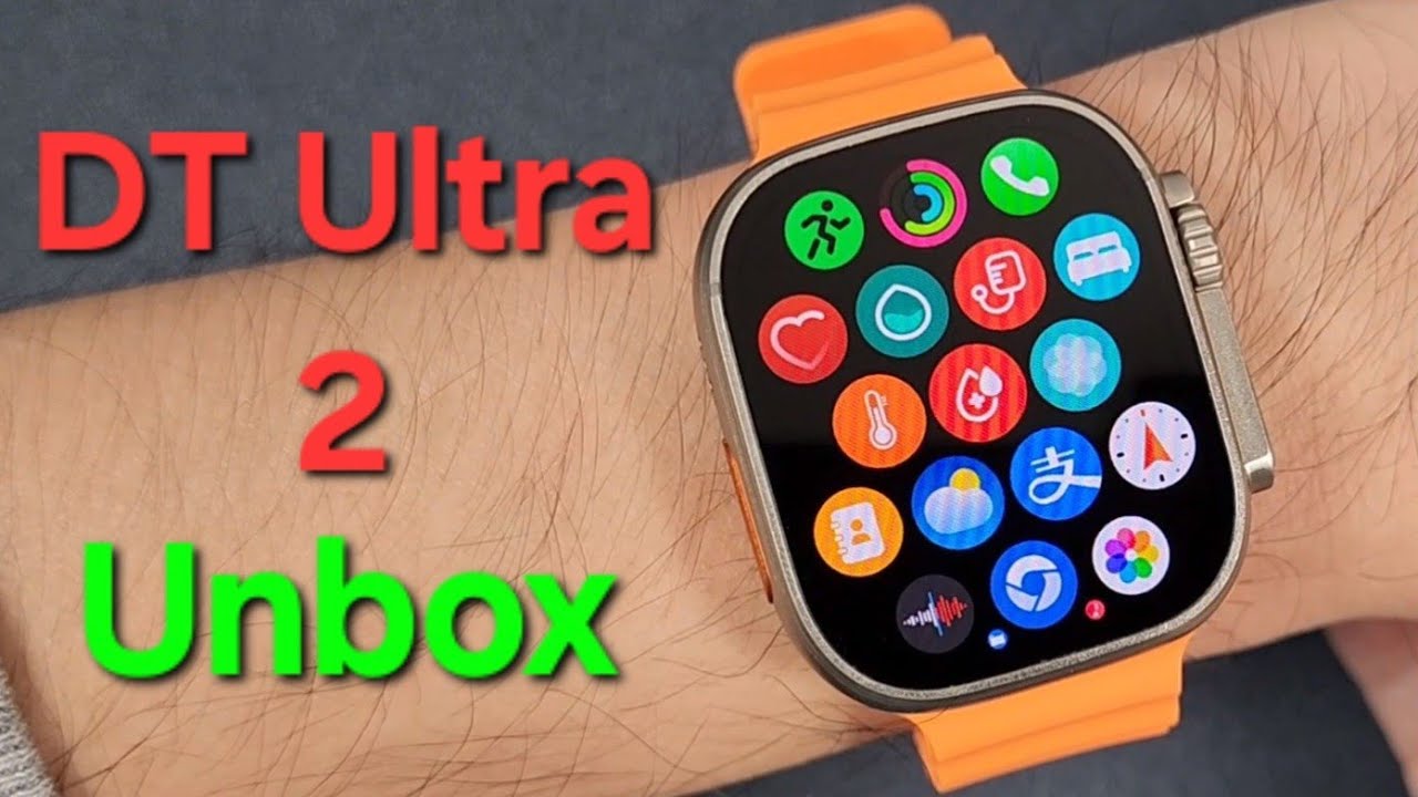 DT Ultra 2 Unbox - Dural System Smart Watch with Amoled Screen / GPS ...