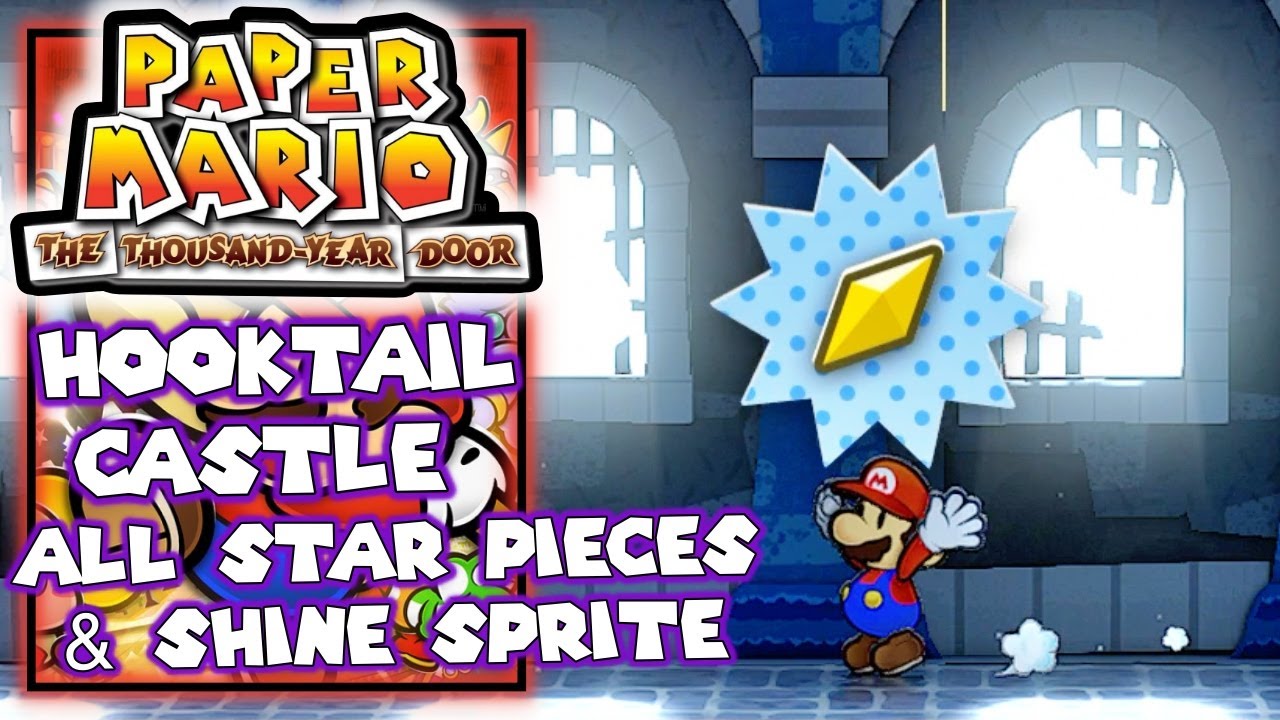 Hooktail Castle Star Pieces & Shrine Sprite Locations - Paper Mario The ...