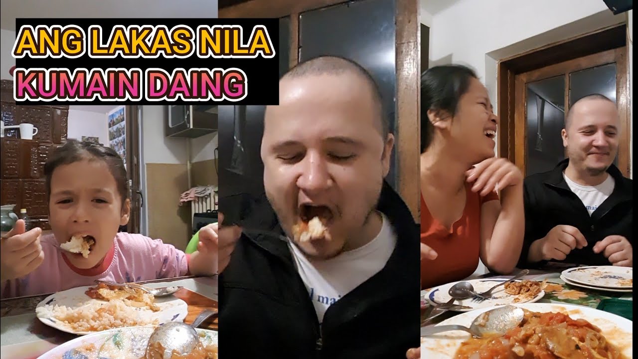 YUNG ROMANIAN HUBBY KO SOBRANG PROUD TALAGA SIYA PAGDATING SA PAGKAING PINOY SARAP NA SARAP SIYA ...