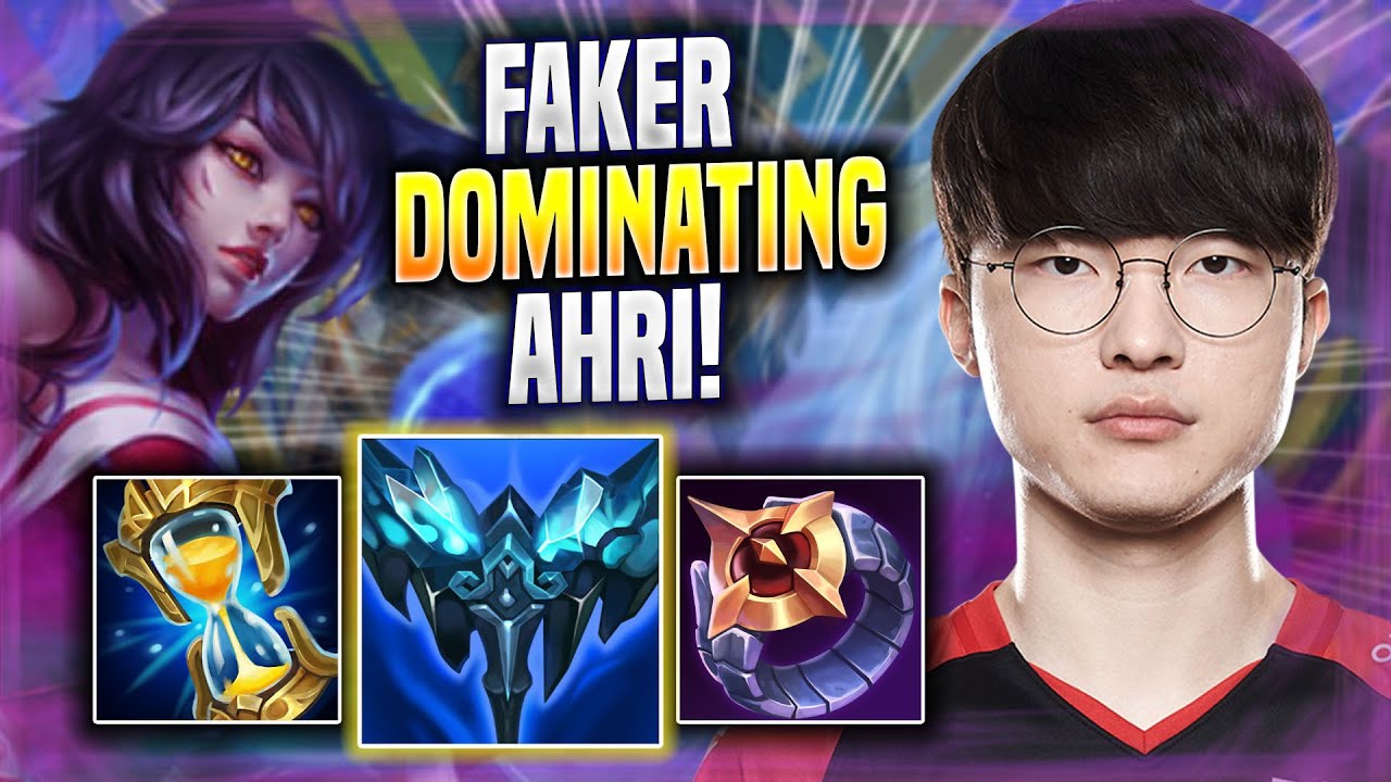 FAKER DOMINATING WITH AHRI! - T1 Faker Plays Ahri MID vs Yone! | Season ...