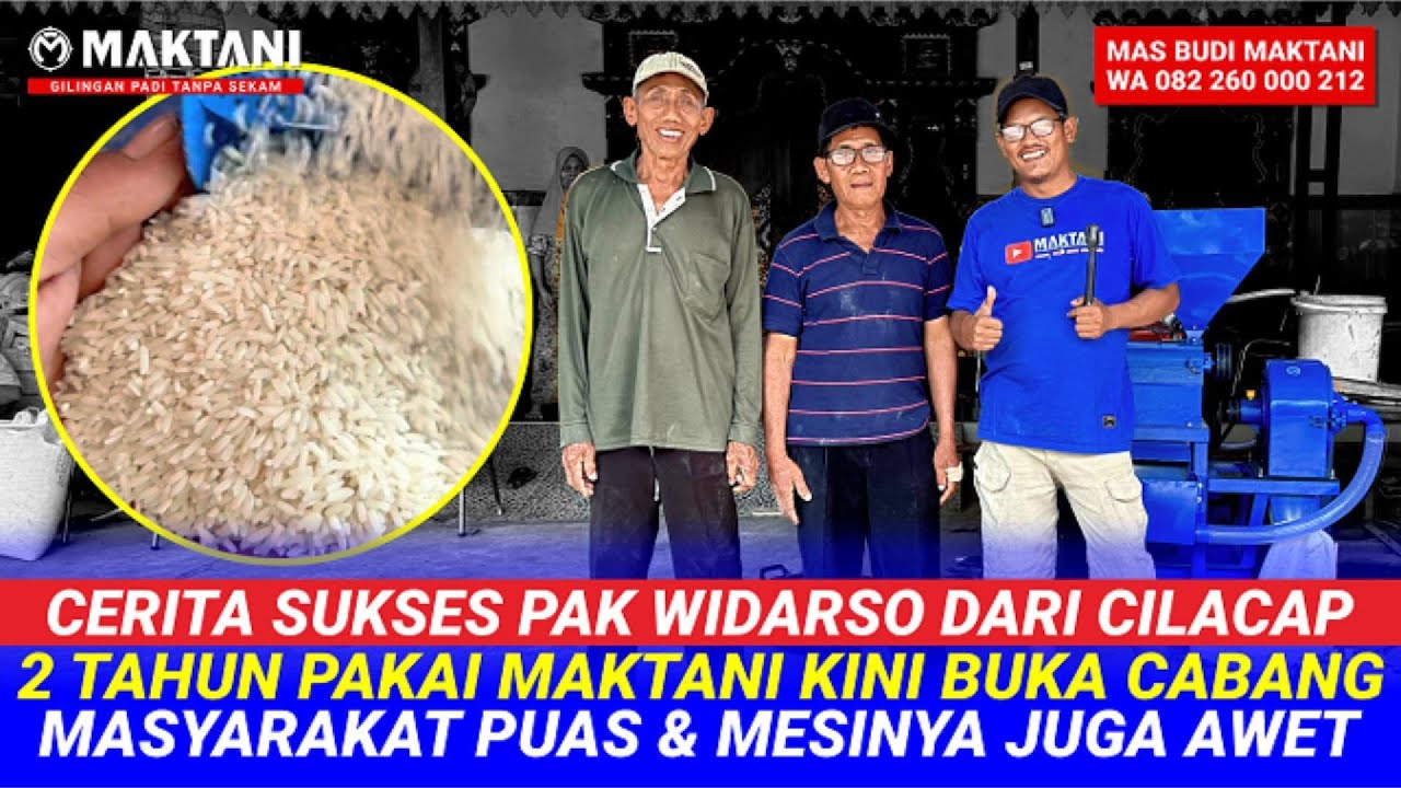 Buka Cabang Ke 2 Setelah 2 Tahun Pakai MAKTANI MT212 Bp Widarso Dari ...