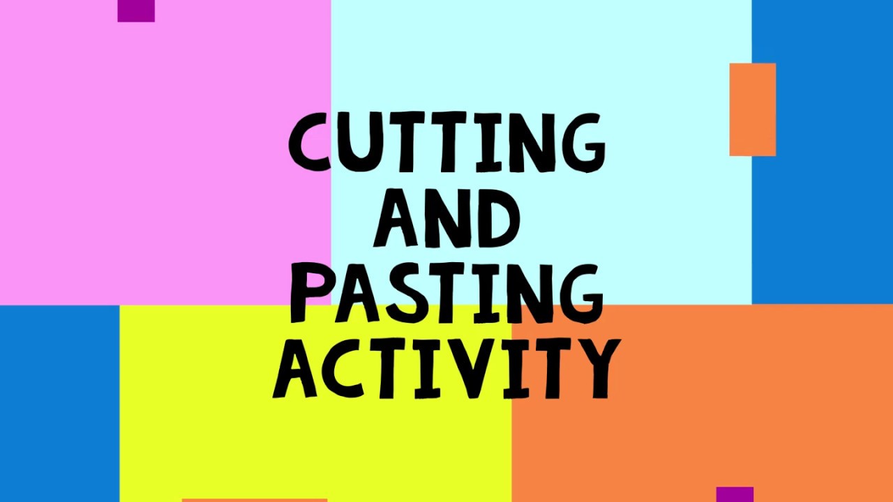 Cutting and Pasting Activities | Home Activities | House Making Craft ...