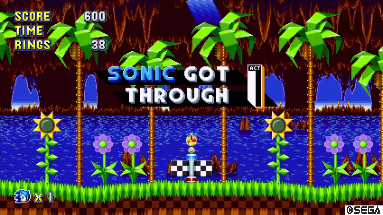 Sonic Mania - GHZ 1 Speedrun - 0:29.81 w/Sonic - YouTube