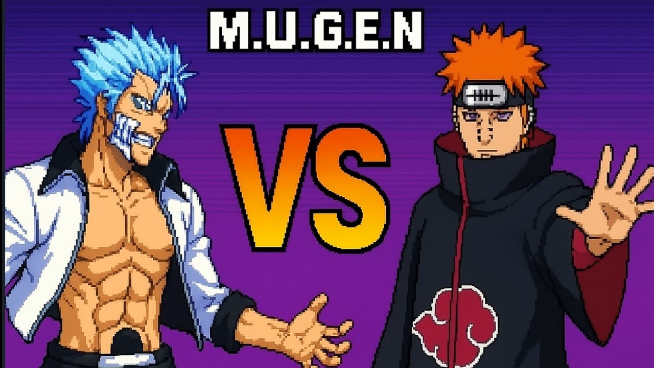 Grimmjow VS Pain! | Jump Force MUGEN V14 - YouTube