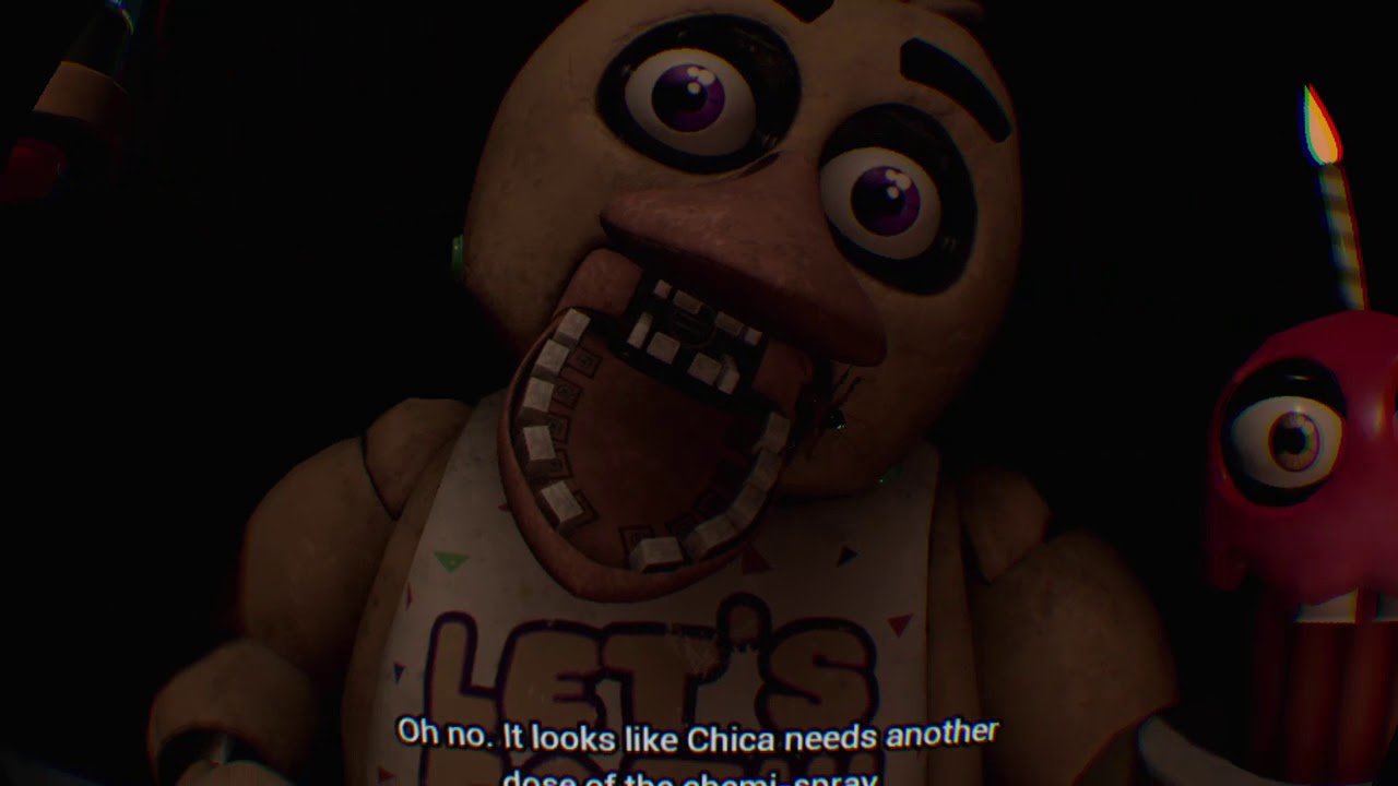 Five Nights at Freddy's VR parts and services chica - YouTube