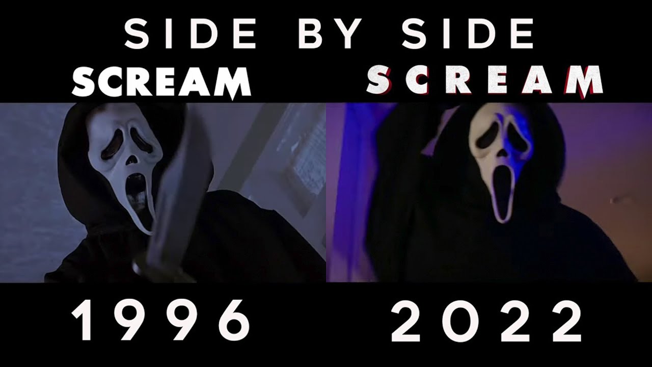 Scream 1996 & Scream 2022 Side By Side Comparison - YouTube