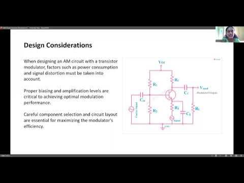 Principles of Communication System : AM Circuits Transistor Modulator ...