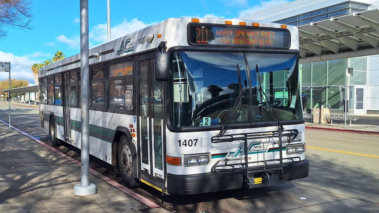AC Transit 2014 Gillig Low Floor 40' #1407 on Route 211 - YouTube