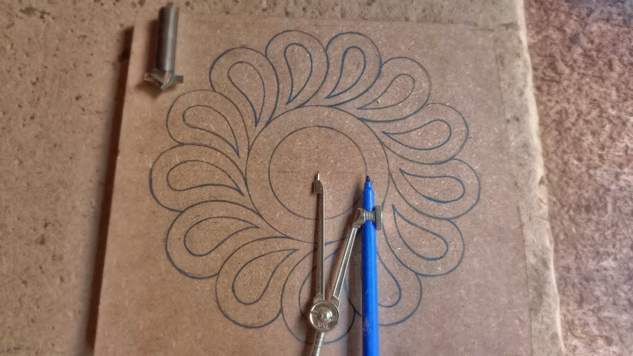 Amazing New wood carving flower design use router machine by MSF wood ...