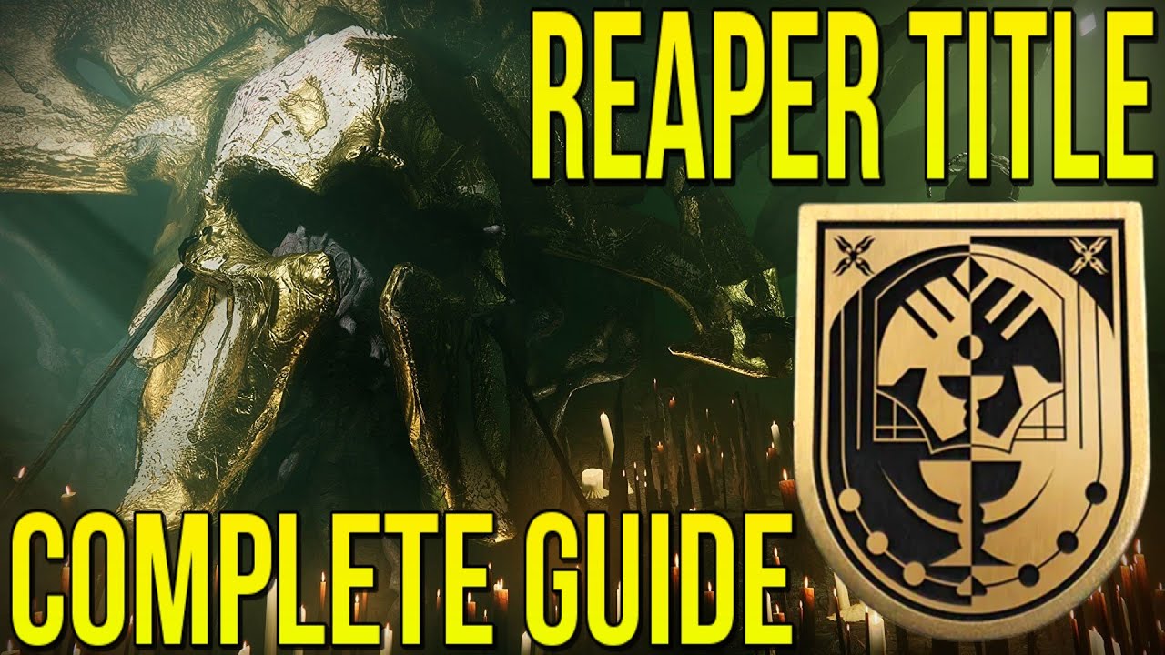 HOW TO UNLOCK NEW REAPER TITLE FAST & EASY! NEW SEASON OF THE HAUNTED ...