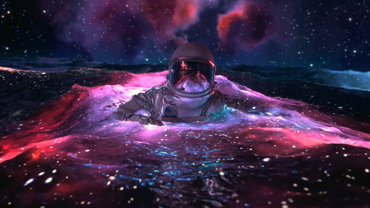 Space Ocean Ambience Subliminal Theta Wave | Nature Sounds Binaural ...