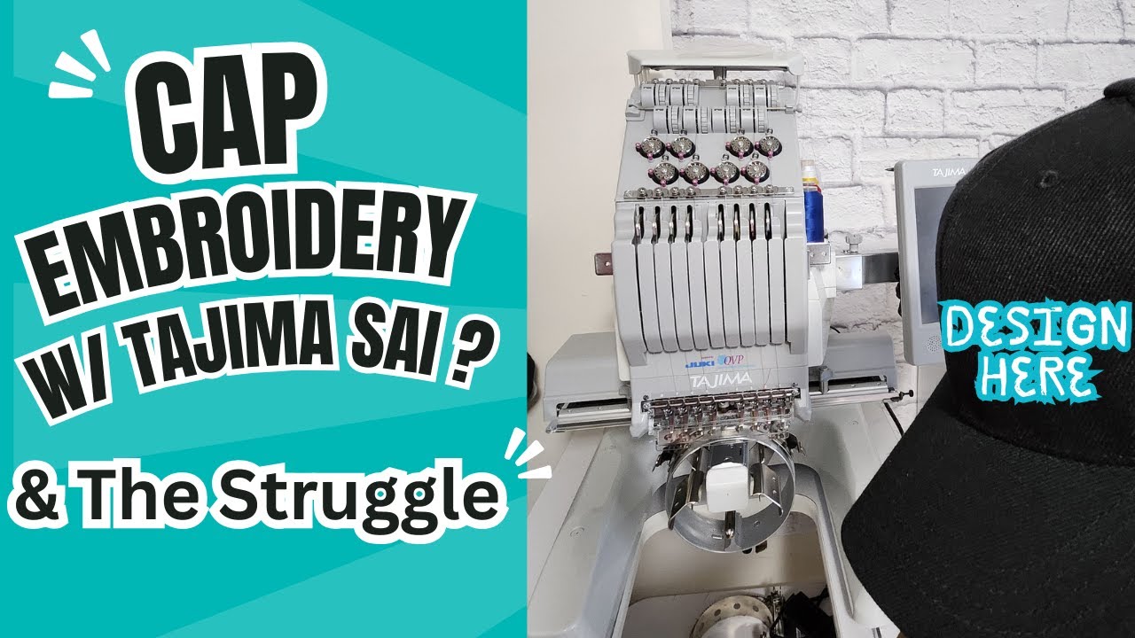 Cap Embroidery with Tajima Sai? - YouTube