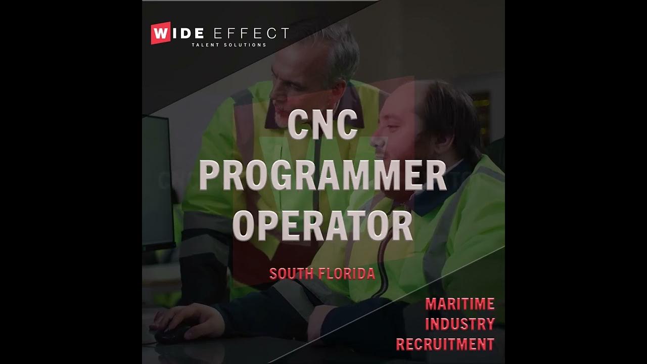CNC Programmer Operator - YouTube