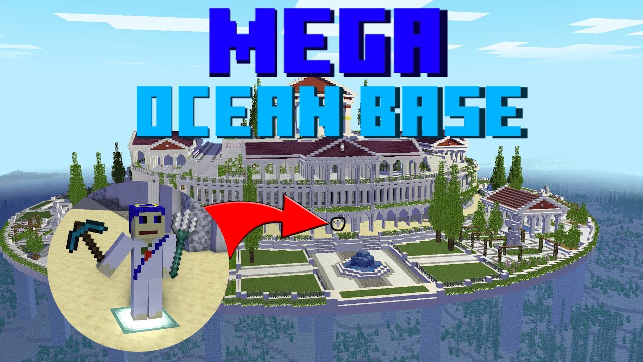 MEGA OCEAN Base in MINECRAFT - Bauzeit - YouTube