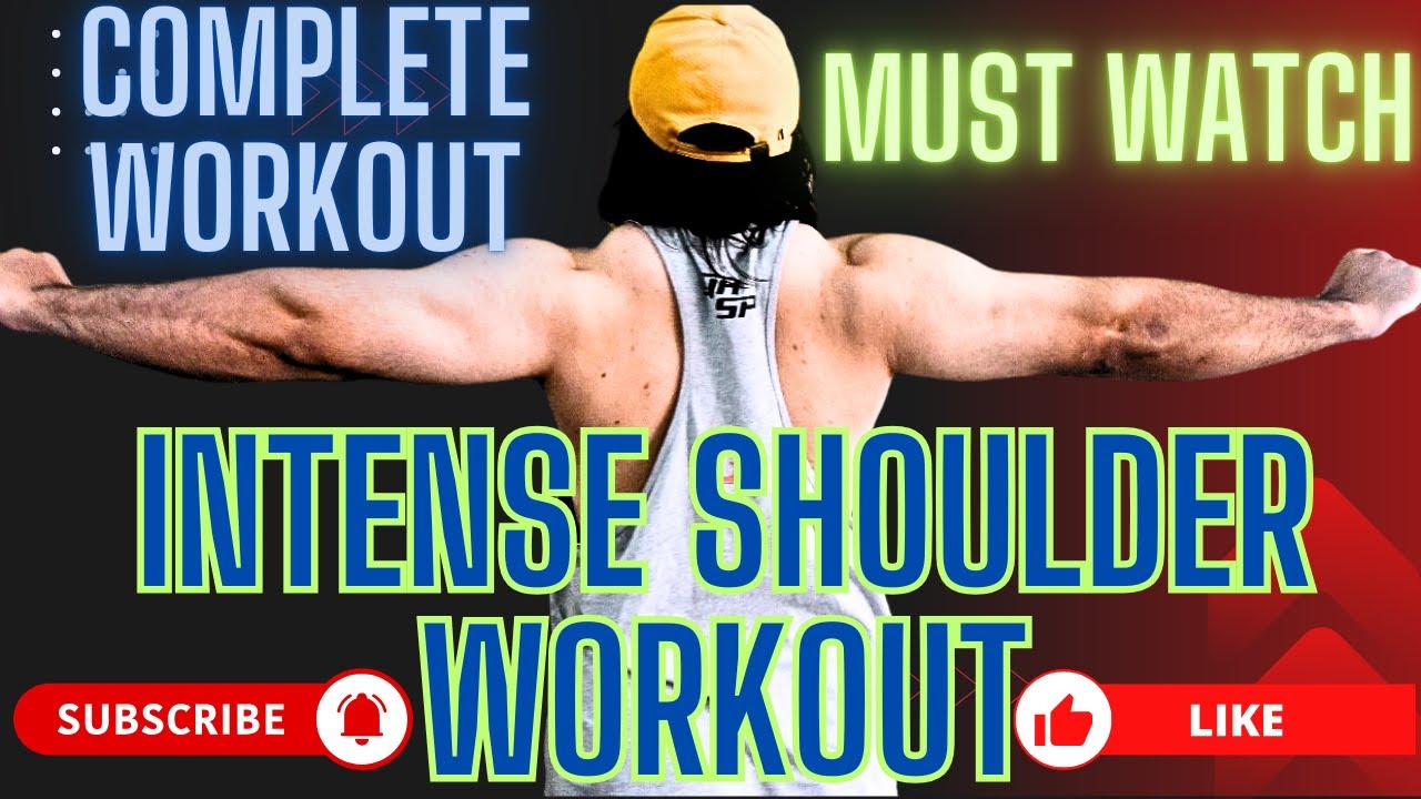 💪💪Complete Shoulder Workout💪💪How To Build Bigger Arm Intense Shoulder ...