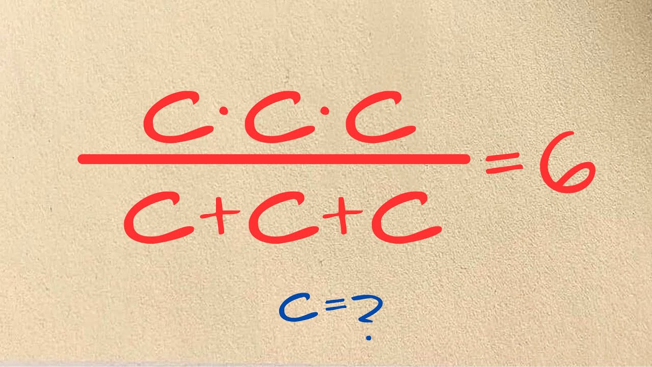 Canadian Toronto University Math Problem | Tricky To Solve | Premath ...
