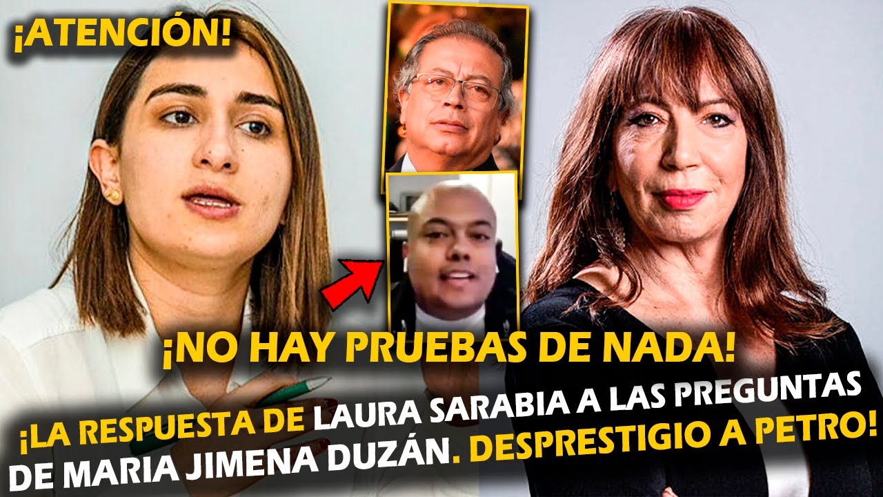 ¡ATENCIÓN! LA RESPUESTA DE LAURA SARABIA A PREGUNTASDE MARIA JIMENA ...