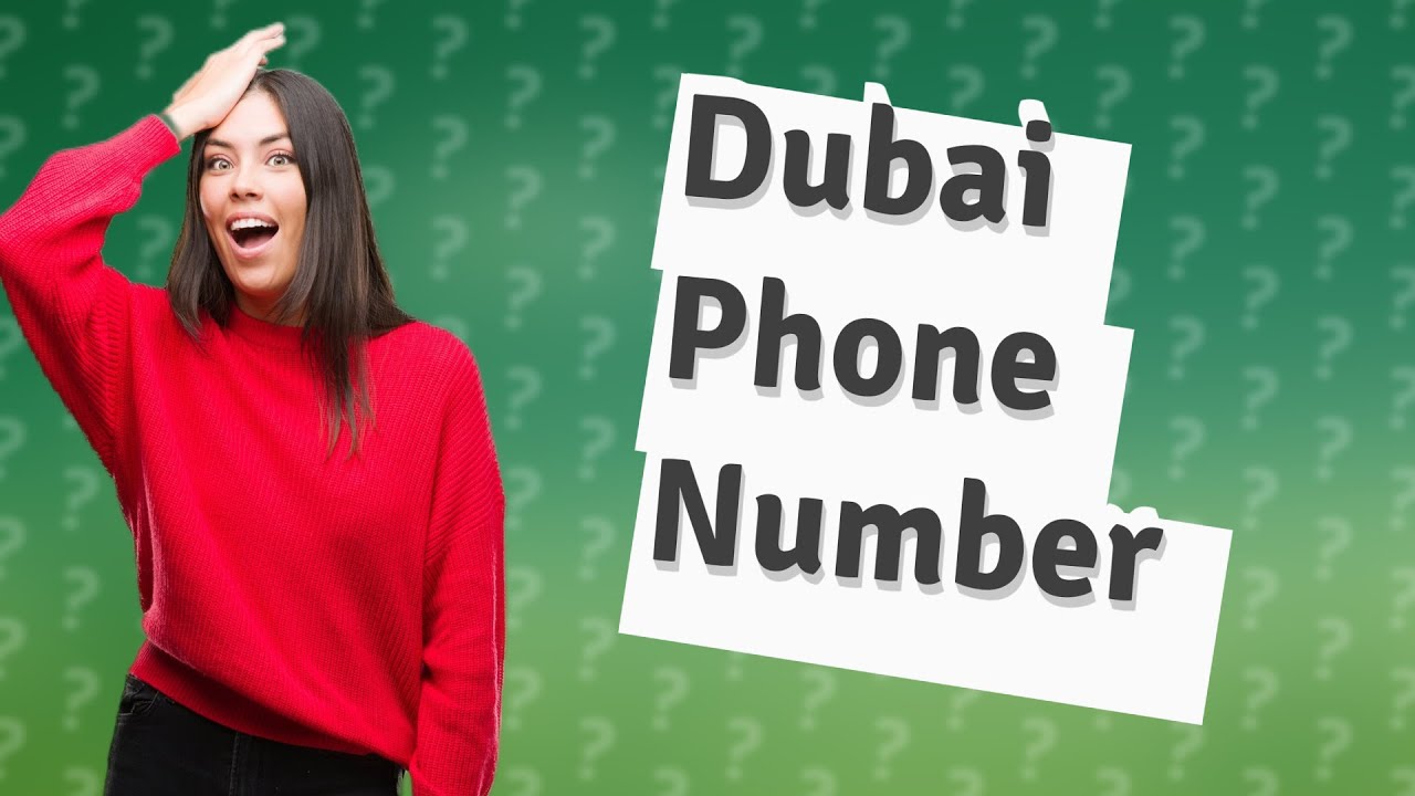 How can I get Dubai phone number? - YouTube