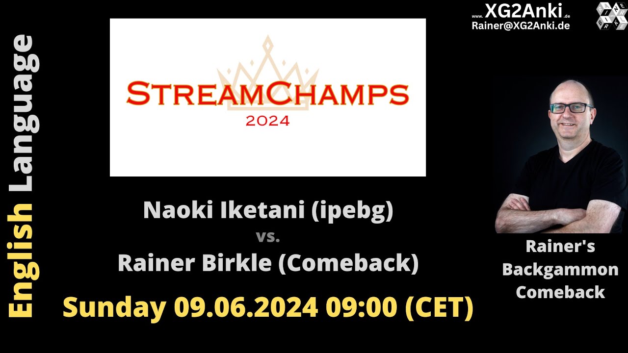 StreamChamps 2024 - Naoki Iketani (ipebg) vs. Rainer Birkle (Comeback) - YouTube