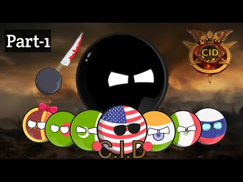 Country Ball C.I.D || C.I.D Vs murder mystery || Countries become C.I.D ...