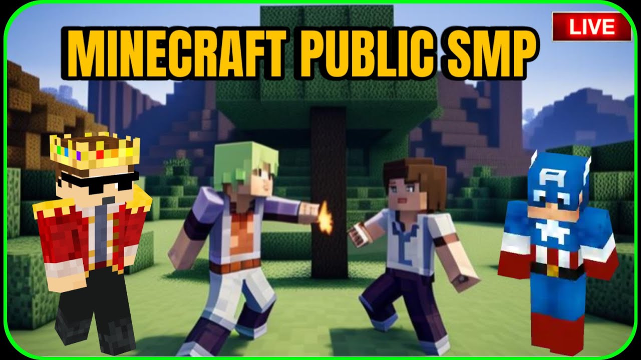 PEACEFUL PEOPLE AND PEACEFUL SMP | MINECRAFT PUBLIC SMP (peaceful) WITH ...