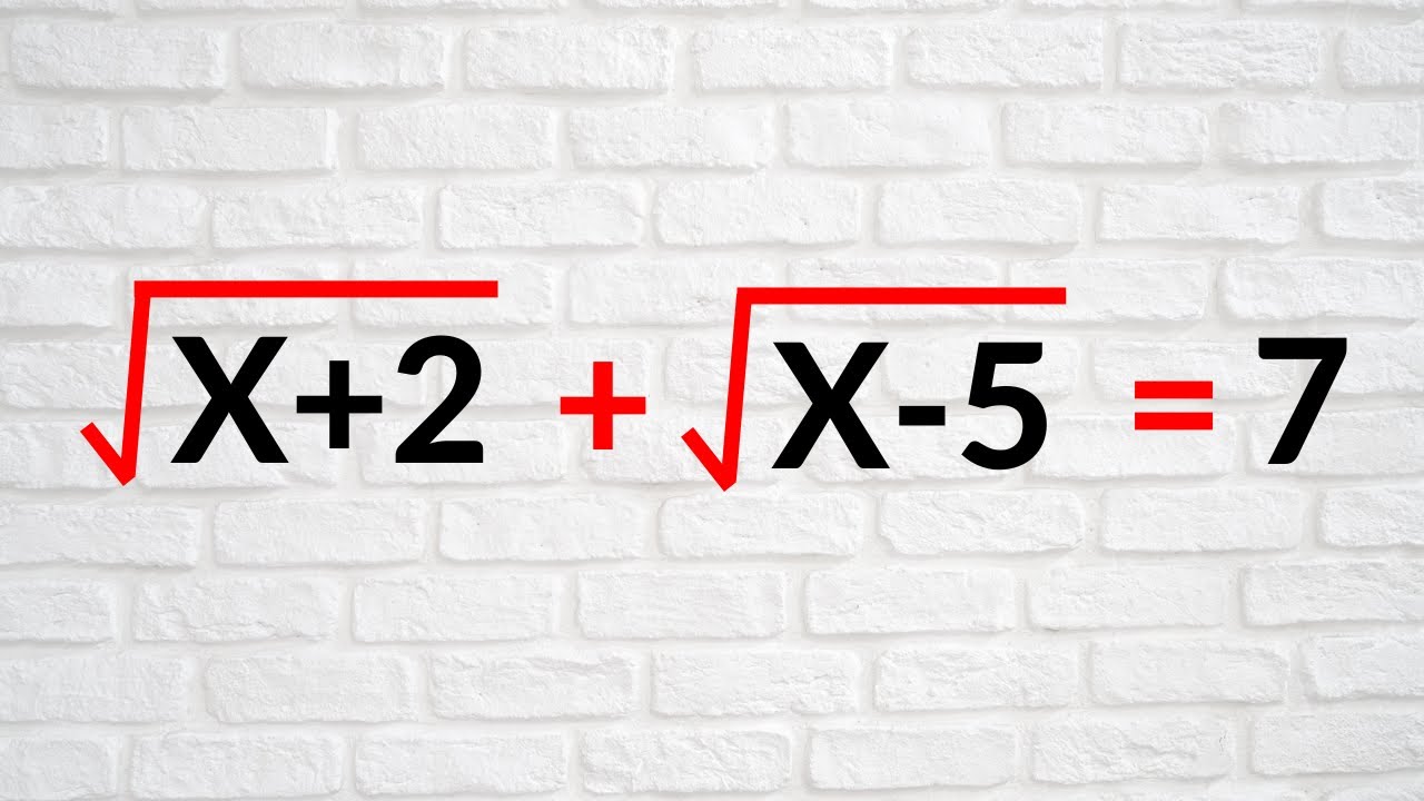 A Nice Square Root Algebra Problem | Math Olympiad - YouTube