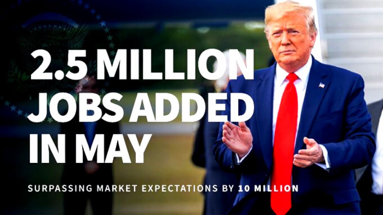 Shocked Reactions to STUPENDOUS May Jobs Report - YouTube