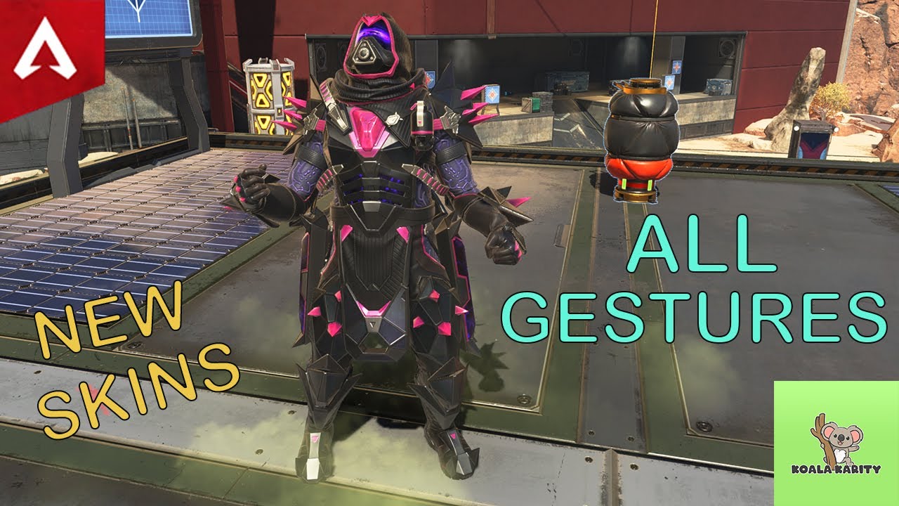 New Legendary Skin for Caustic (Venomous Void), All Gestures. [Apex ...