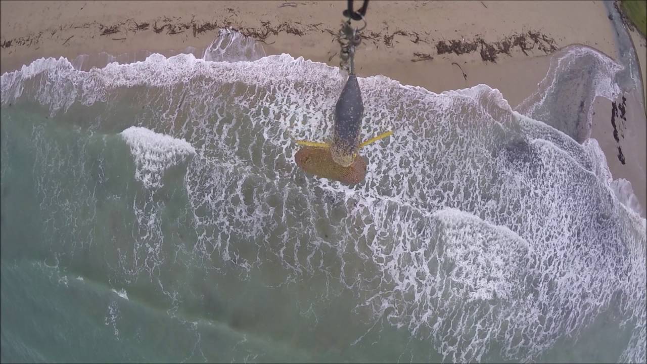 Fishing DRONE takes 1.5kg burley bomb & 25 hooks - YouTube