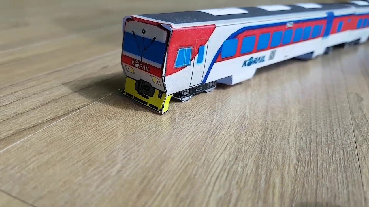 타이판키즈가 만든 종이기차 코레일 RDC 무궁화호(TaipanKids's KORAIL RDC MUGUNGHWA Train ...