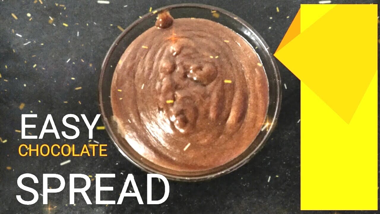 Easy chocolate spread - YouTube