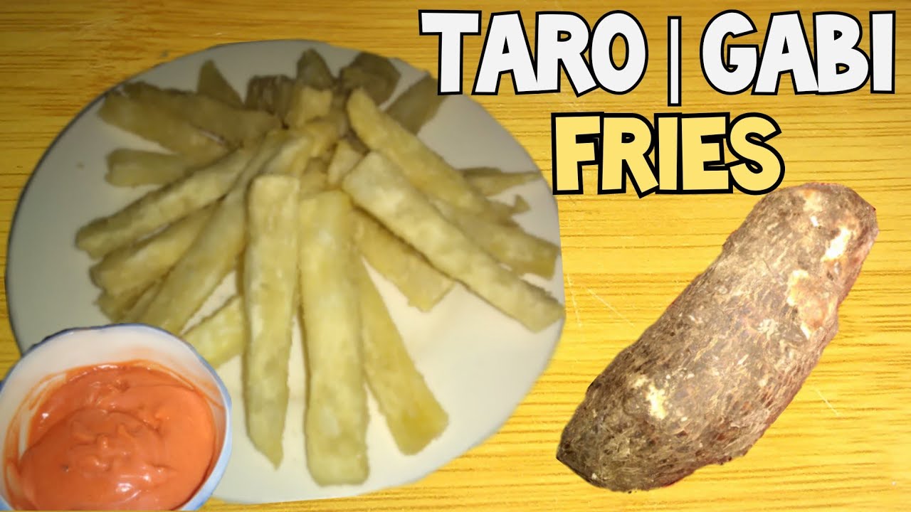 Gabi Fries | Taro Fries | How to Make Fries Using Taro/Gabi | Khyvins ...