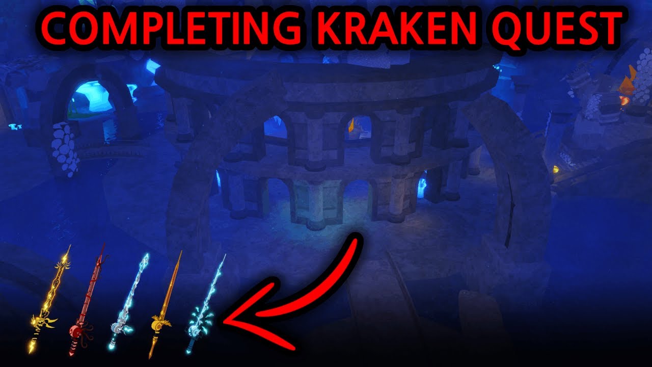Completing Kraken Pool Quest in FISCH - YouTube