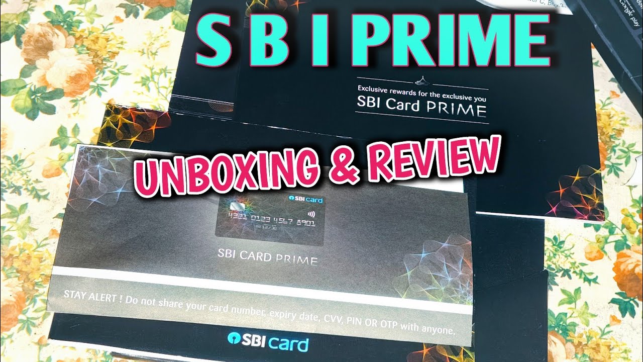 SBI PRIME CREDIT CARD 💳♠️ *** Unboxing And Review 💤 ️ - YouTube