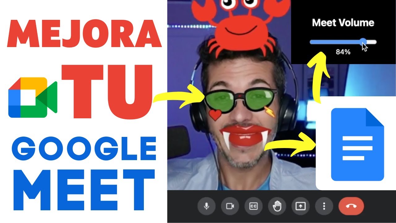 🚀 MEJORA TU GOOGLE MEET ⚡️ (5 Extensiones MUY ÚTILES Filtros, espejo ...