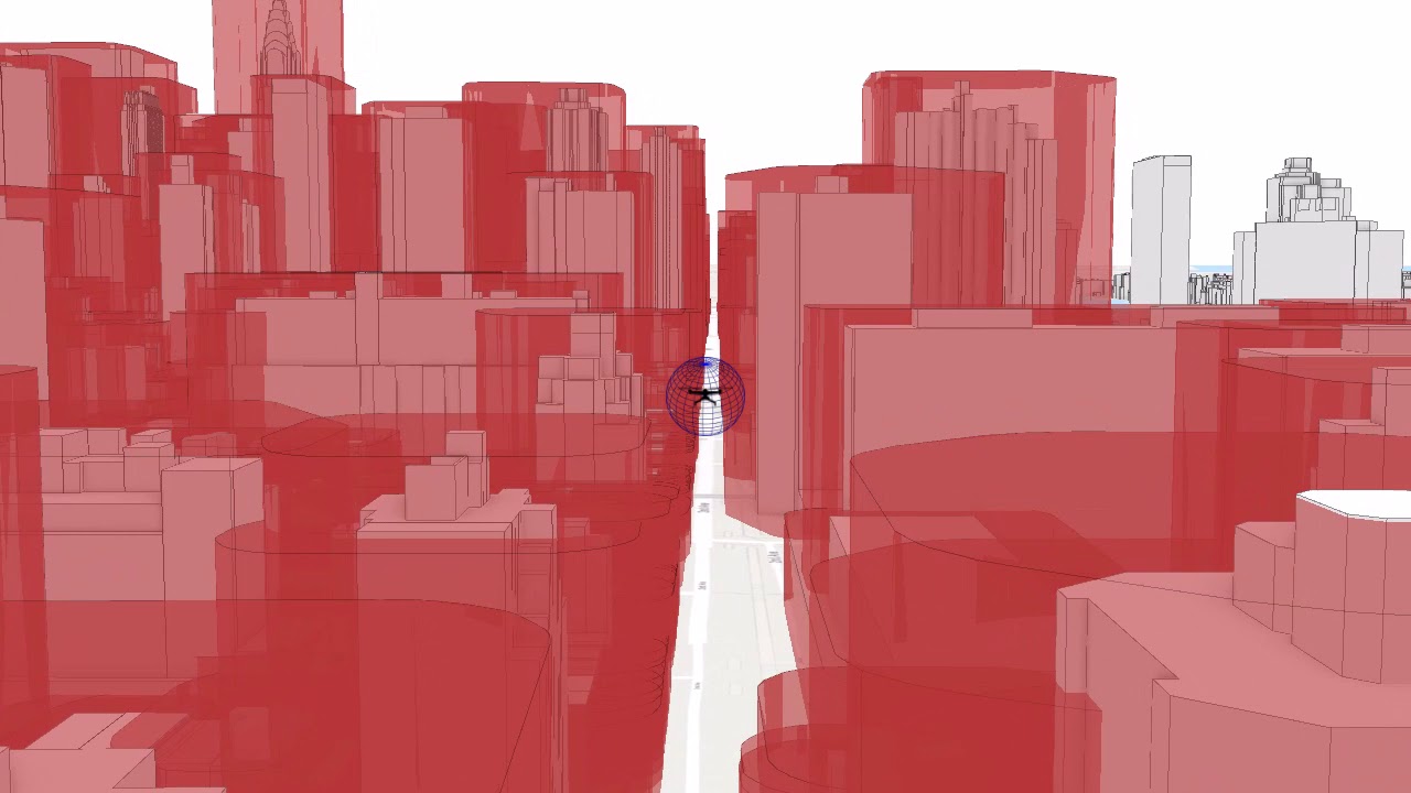 Urban air mobility simulation - YouTube