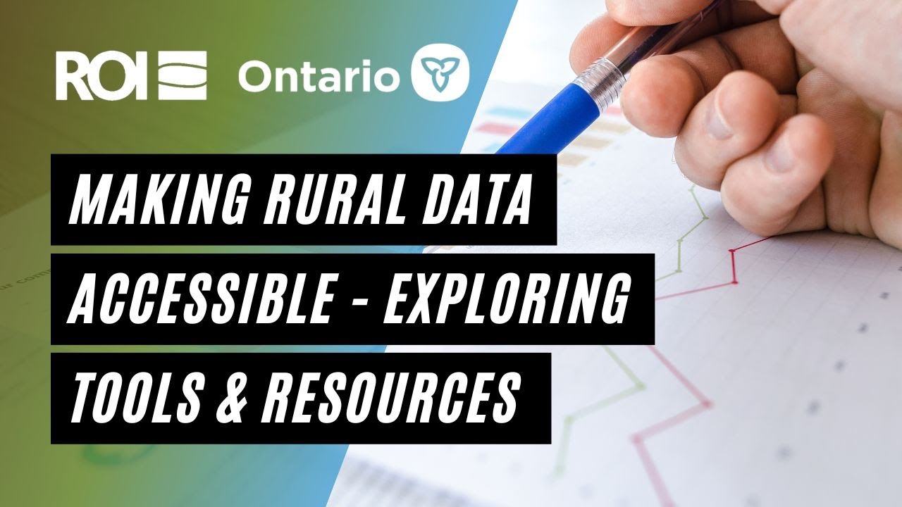 Making Rural Data Accessible - Exploring Tools and Resources - YouTube