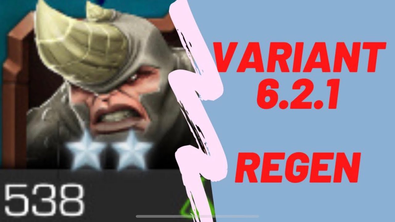 Variant 6.2.1 in MCOC by Devils Pain - YouTube