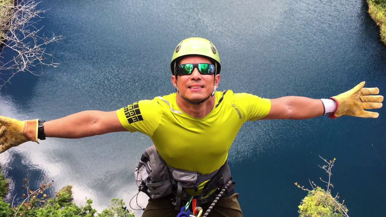 KAYAK RAPPEL TRAIL EN LA UNION Q R - YouTube