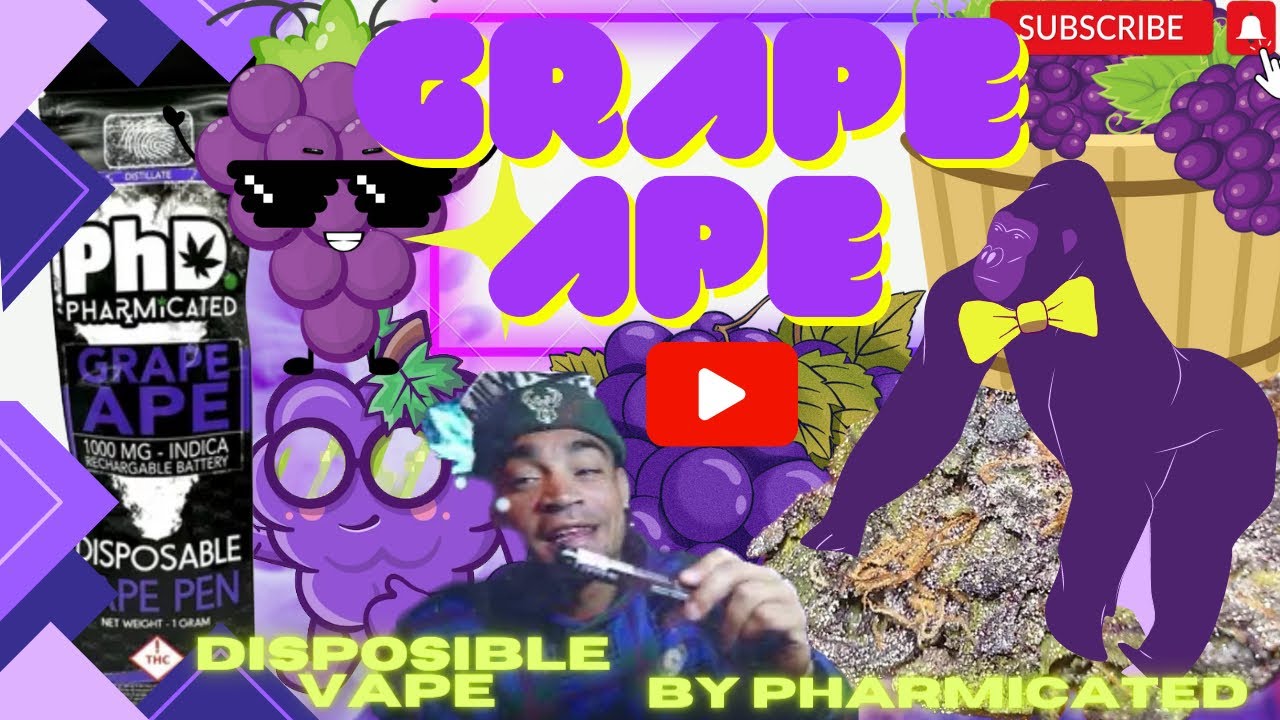Pharmicated PHD Medical Cart Review - Strain - Grape Ape - YouTube