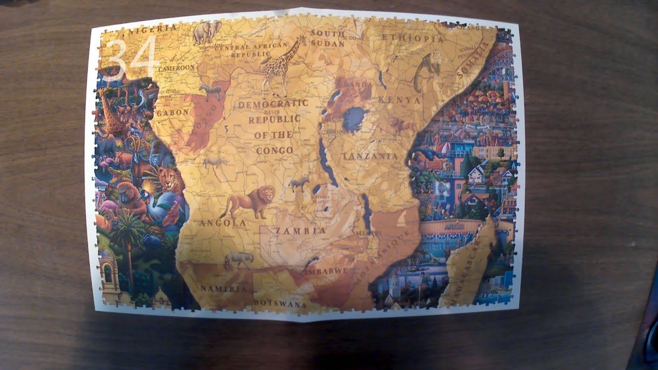 Worlds Largest Puzzle(60,000 Pieces) Part 17/60 - YouTube