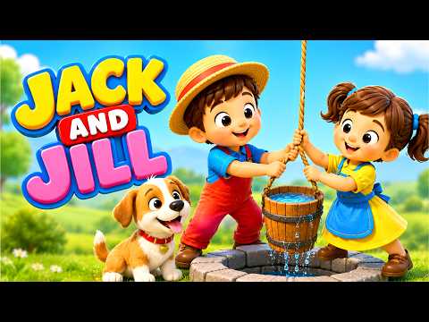 Jack and Jill | Nursery Rhyme for Kids | Fun Learning Song for Toddlers & Preschoolers