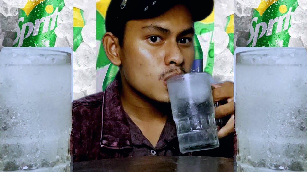 MUKBANG MINUMAN DINGIN SPRITE! ASMR SPRITE ! - YouTube
