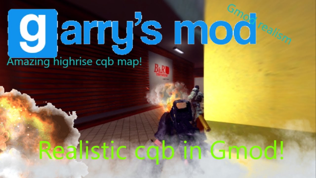 Realistic cqb in Gmod!/ Amazing highrise map! / Gmod realism - YouTube